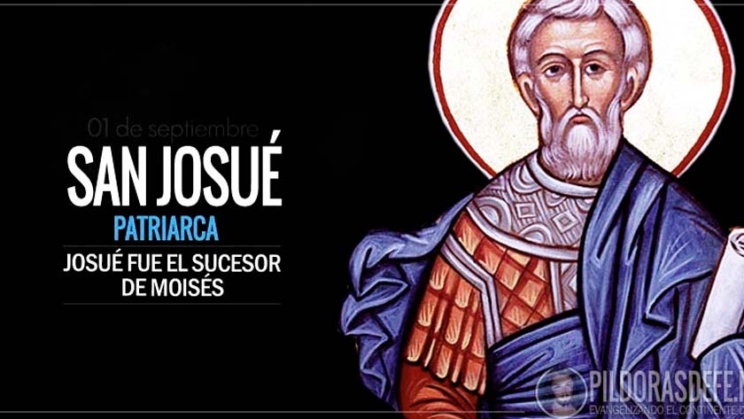 San Josué. Patriarca del Antiguo Testamento. Sucesor de Moisés