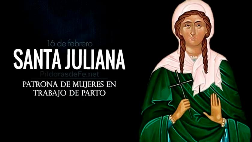 Santa Juliana. Patrona de las mujeres en trabajo de parto
