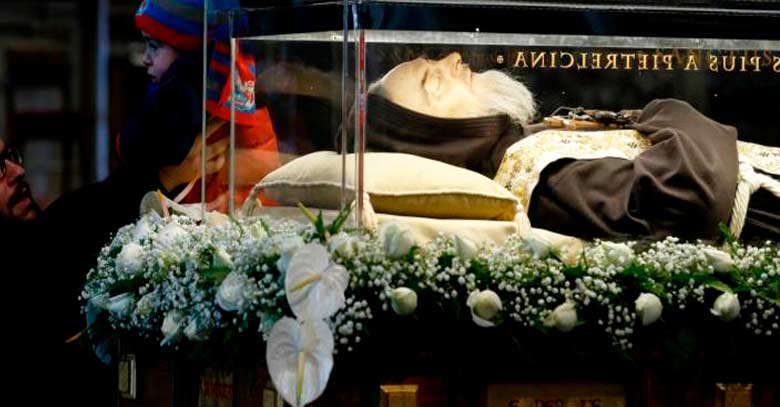 Reliquias del Santo Padre Pío estarán de gira por Estados Unidos